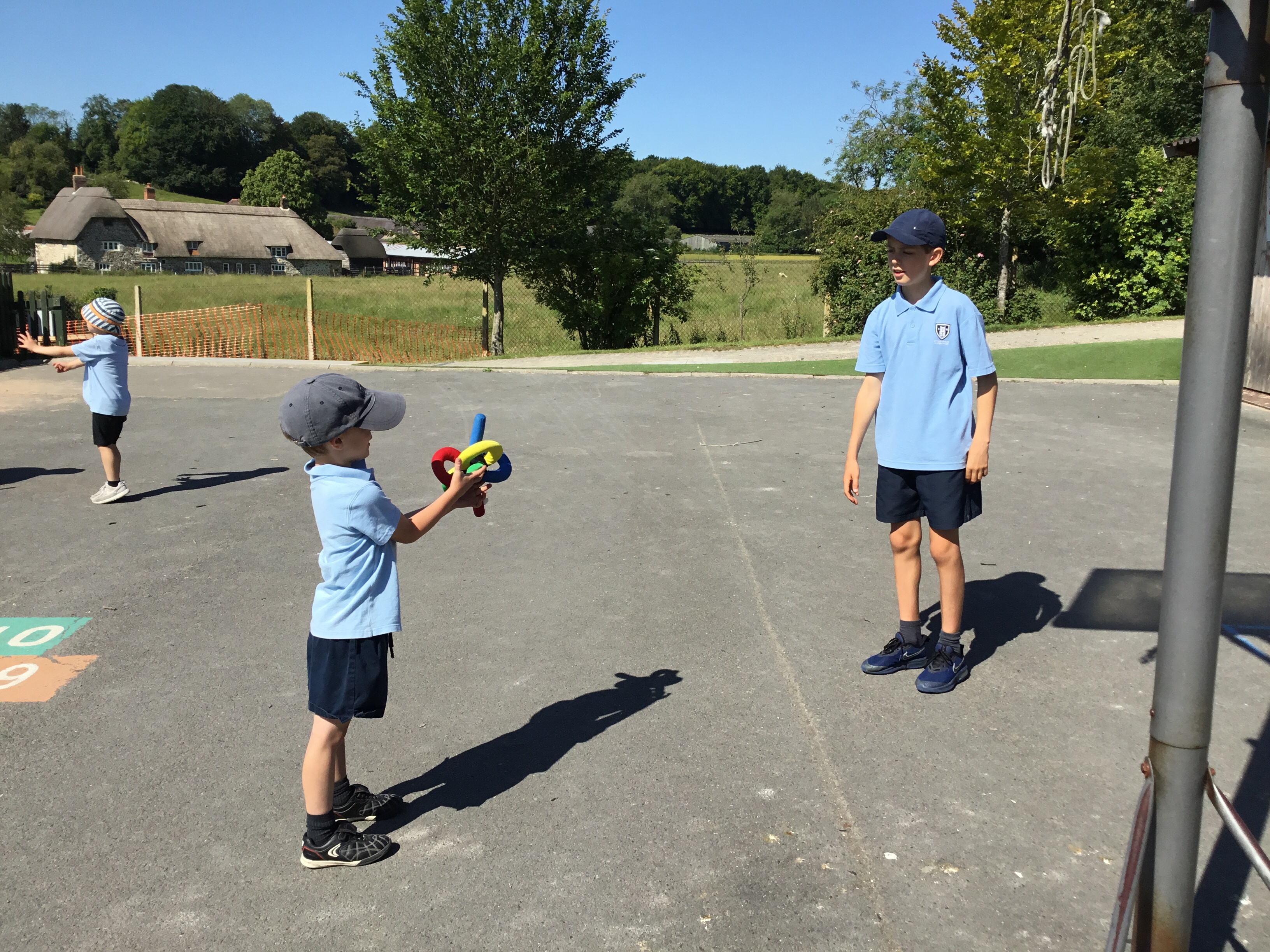 Year 6/Reception PE lesson – St Michael’s School Aldbourne