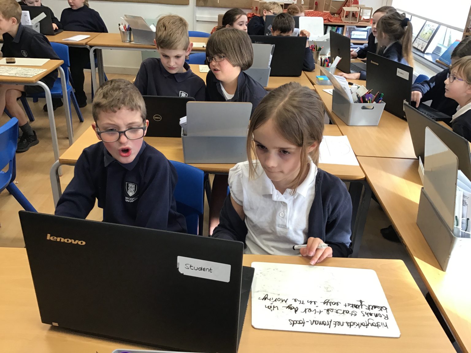Checking facts in Elder Class – St Michael’s School Aldbourne