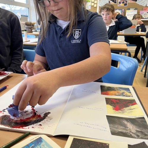 Investigating Abstract Art in Rowan Class – St Michael’s School Aldbourne